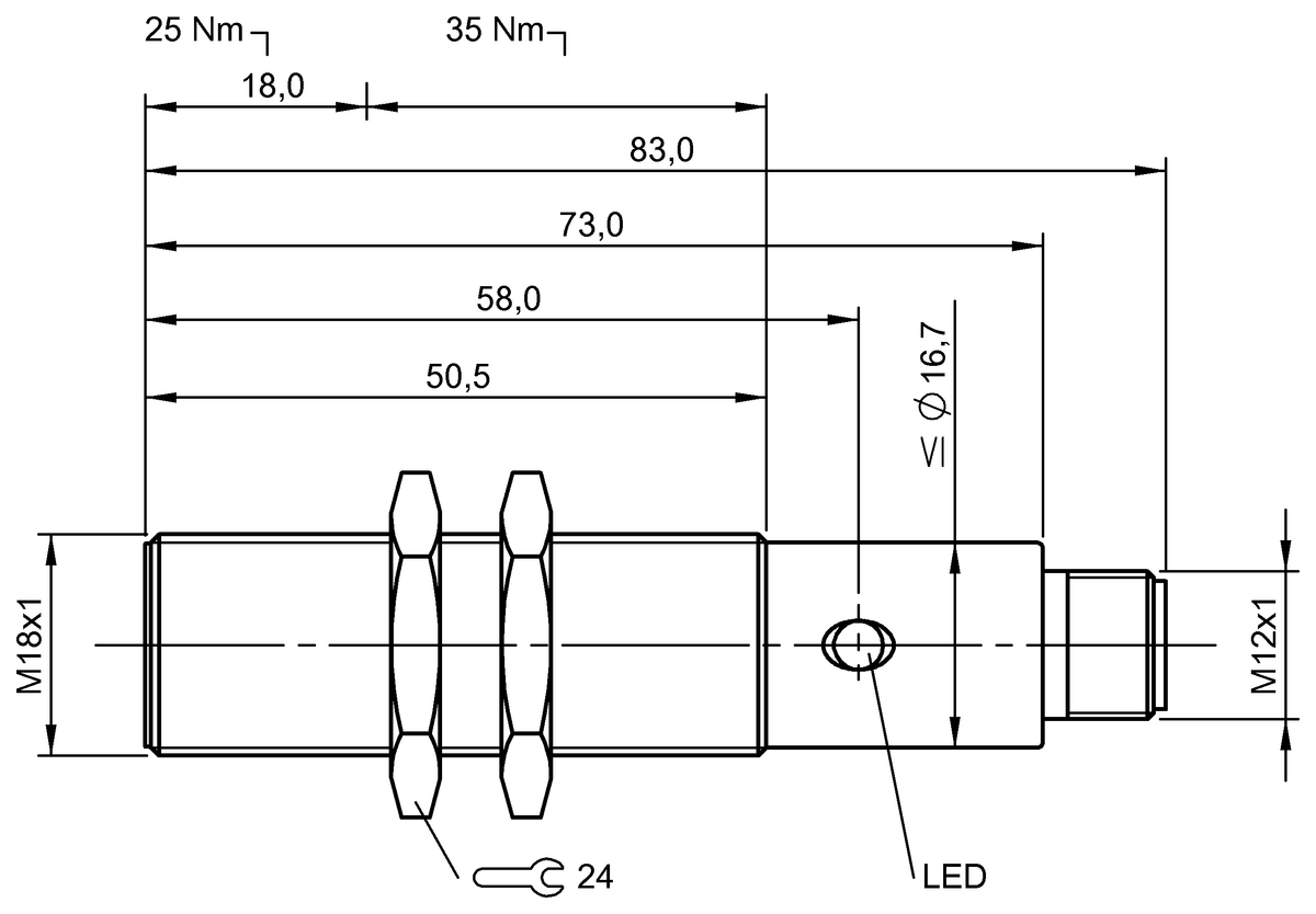 BES01CU (BES 516-326-G-S4-H) Sensores de proximidade indutivos - BALLUFF Brazil