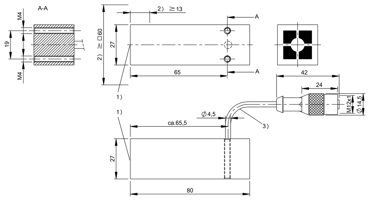 BIS0082 (BIS C-329-05) RFID LF-Reader (70/455 kHz) - BALLUFF United Kingdom