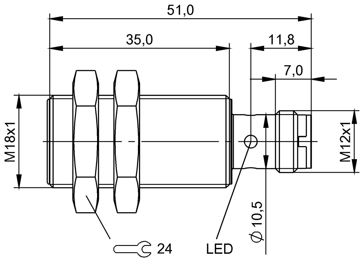 BES0398 (BES M18MF-USC70B-S04G-U) Inductive proximity switches and ...