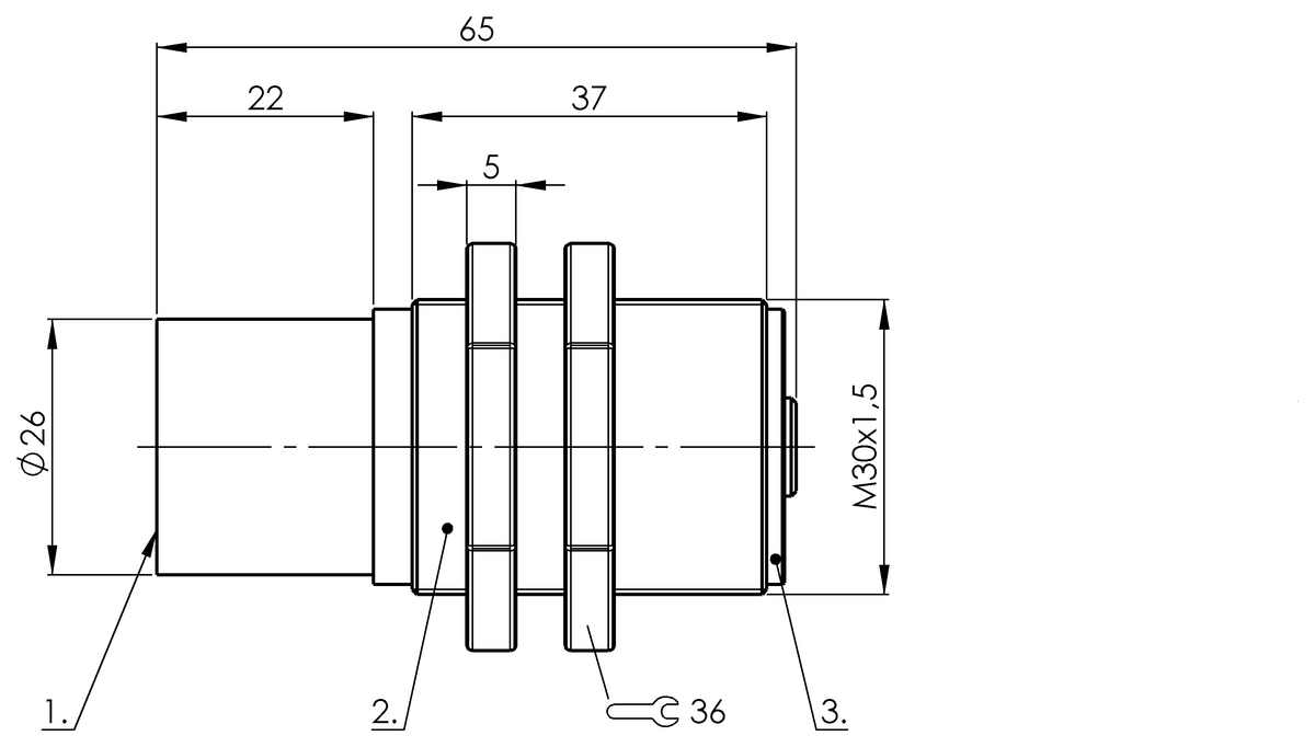 BCS00A2 (BCS M30T4G1-XXS20H-SZ02-T08) Capacitive sensors with special ...