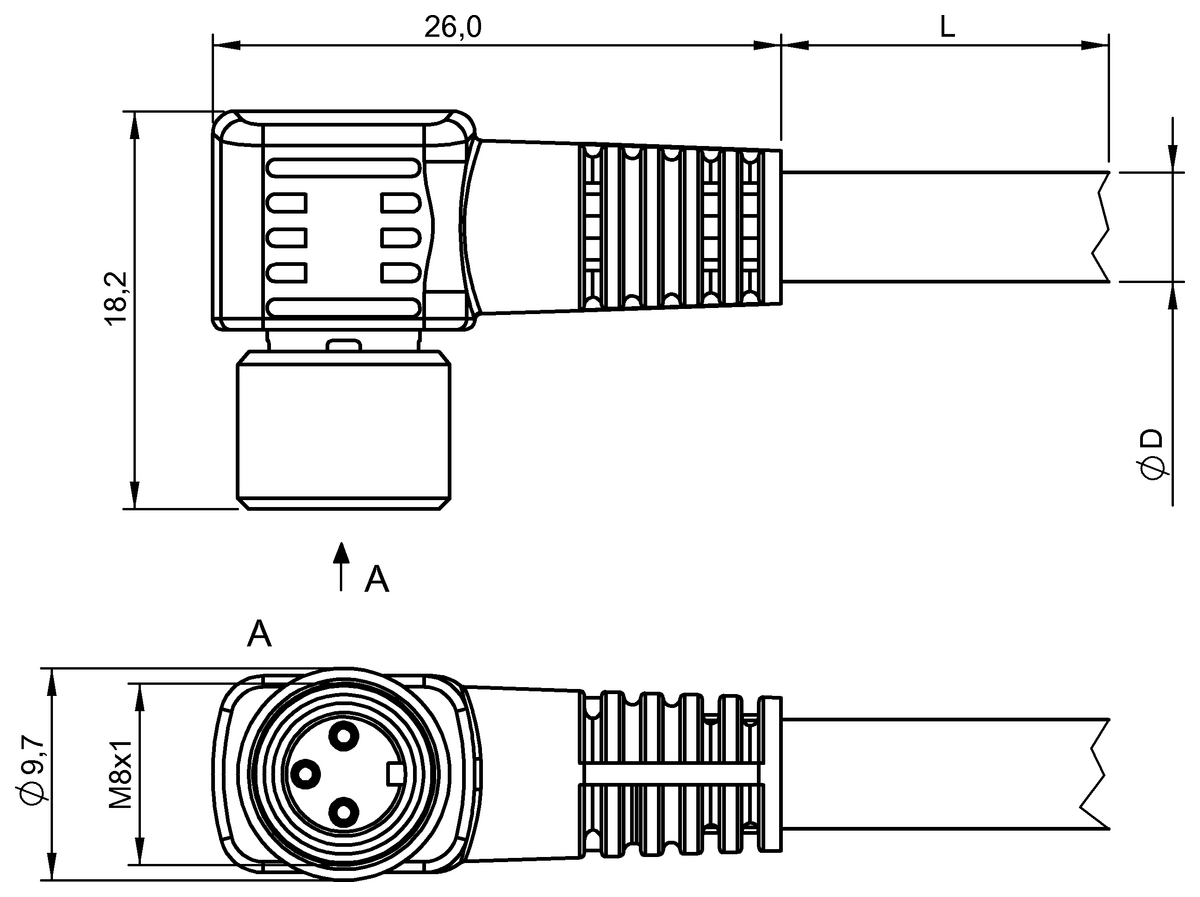 BCC014Z (BKS-S102-36-PU-02) Cables de conexión - BALLUFF Mexico