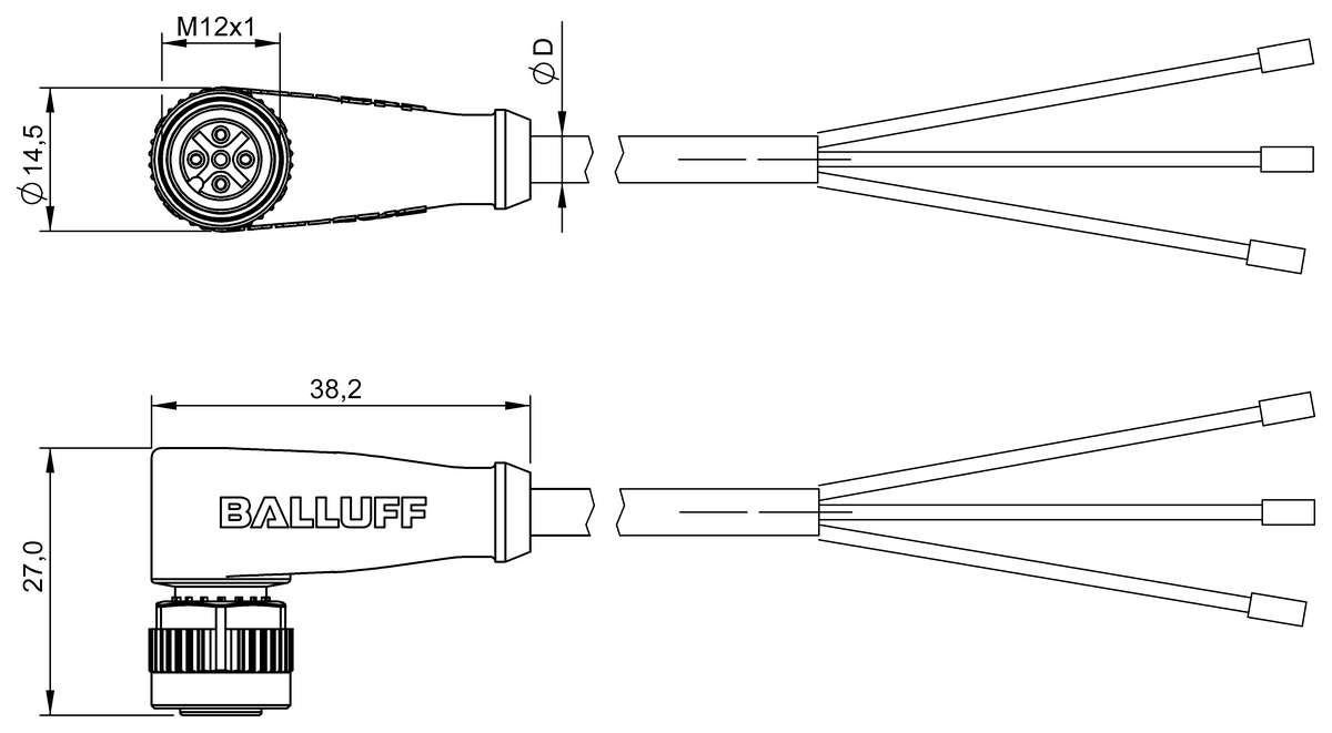 BCC06RC (BCC M425-0000-1A-001-VX8334-011-C001) Cables de conexión ...