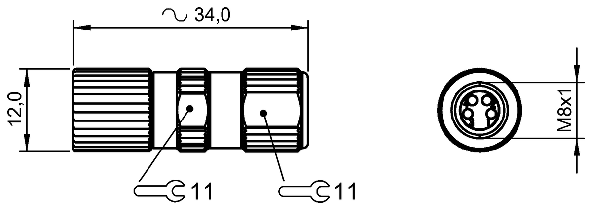 BCC09EY (BCC M334-0000-10-000-22X434-000) 自接线接插件 - BALLUFF China