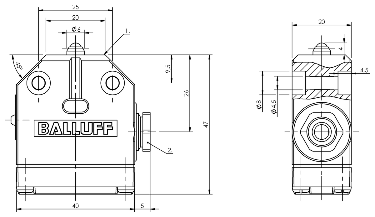BNS008Y (BNS 819-X514-99-K-11) Single position: Special - BALLUFF Thailand