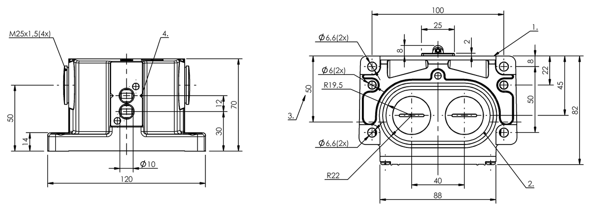BNS00T5 (BNS 813-D02-R12-100-55-0877) Mechanical multiple position ...