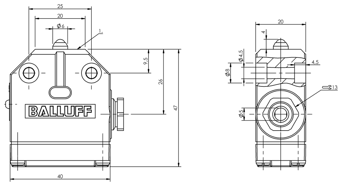 BNS008W (BNS 819-X513-99-K-11) Single position: Special - BALLUFF Thailand