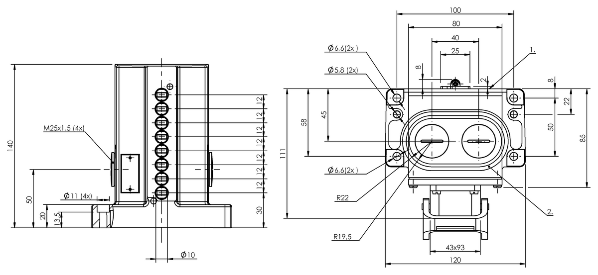 BNS03YL (BNS 819-X524-D08-L12-100-10) Multiple position: Special ...