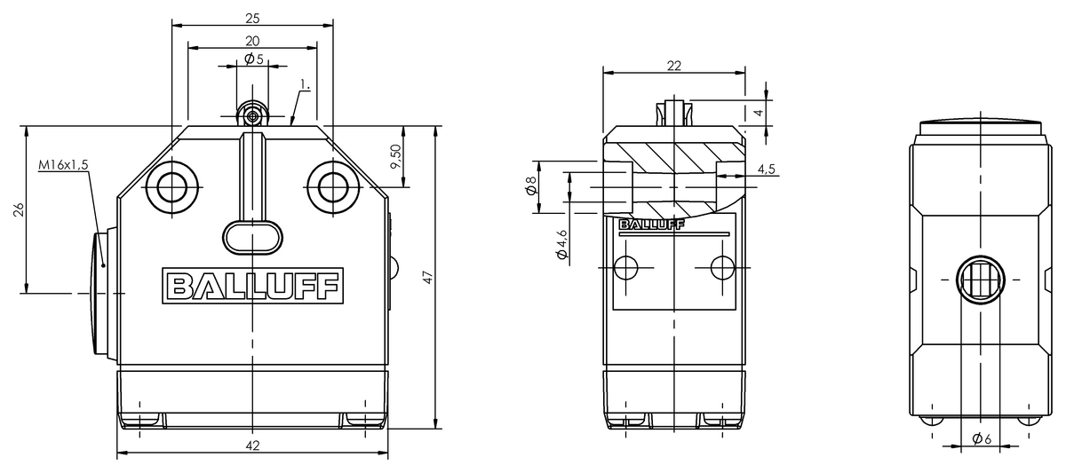 BNS01A2 (BNS 819-X877-100-R-11) Single position: Special - BALLUFF USA