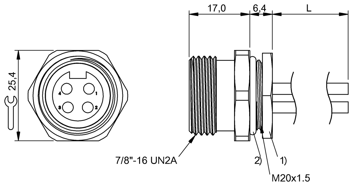 BCC0CW2 (BCC A354-0000-10-RM076-020) 리셉터클(Receptacles) - BALLUFF Korea