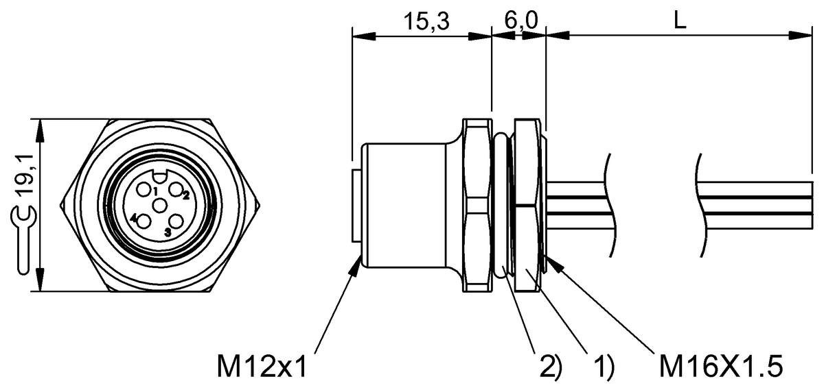 BCC0CWW (BCC M455-0000-1A-RM071-020) Receptacles - BALLUFF Thailand