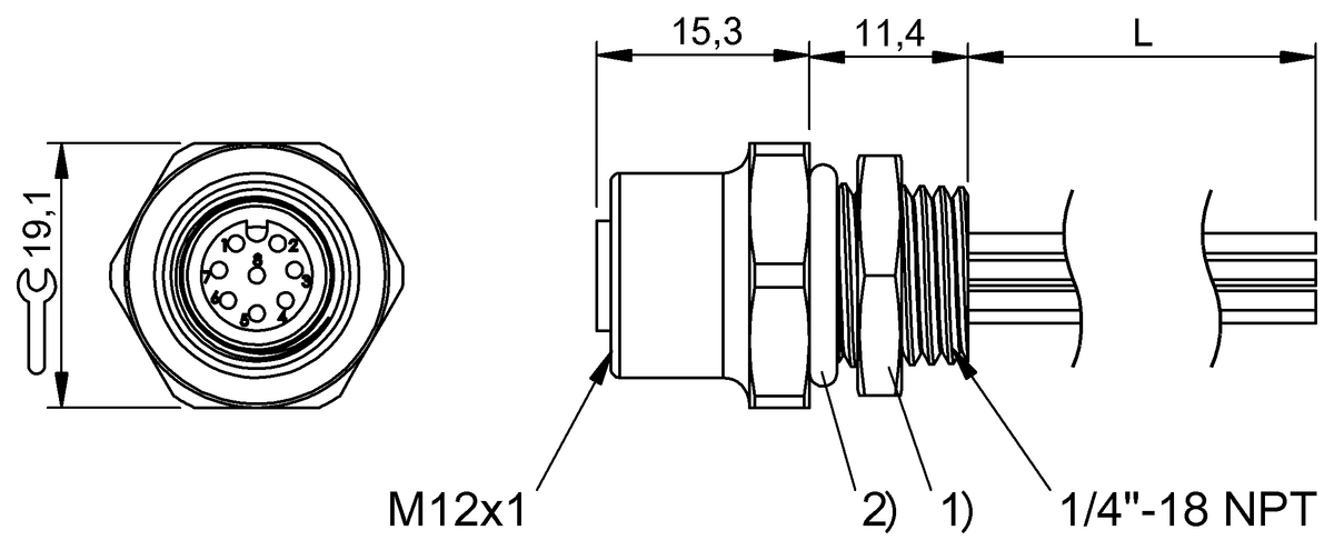 BCC0CYZ (BCC M458-0000-1A-RN056-020) Receptacles - BALLUFF USA