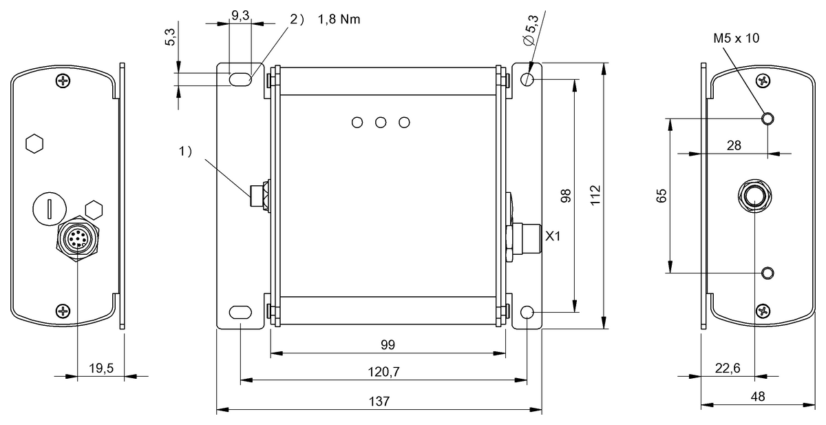 BIS00ZJ (BIS M-620-068-A01-00-S115) HF processor units (13.56 MHz ...