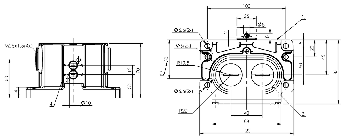 BNS00RM (BNS 813-D02-L12-100-22-02) Mechanical multiple position limit ...