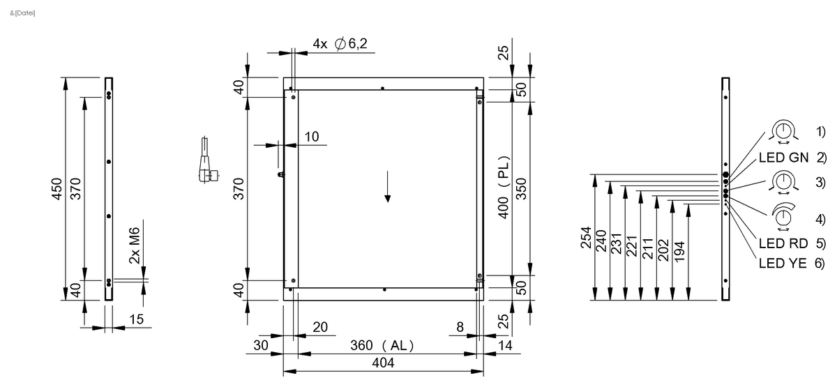 BOW003T (BOW B-4036-DU-C-S75) Optical windows - BALLUFF USA