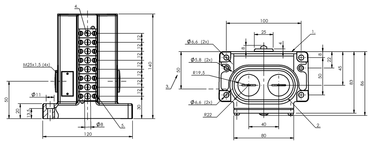 BNS0165 (BNS 813-D08-E12-100-10-01-FD) Mechanical multiple position ...
