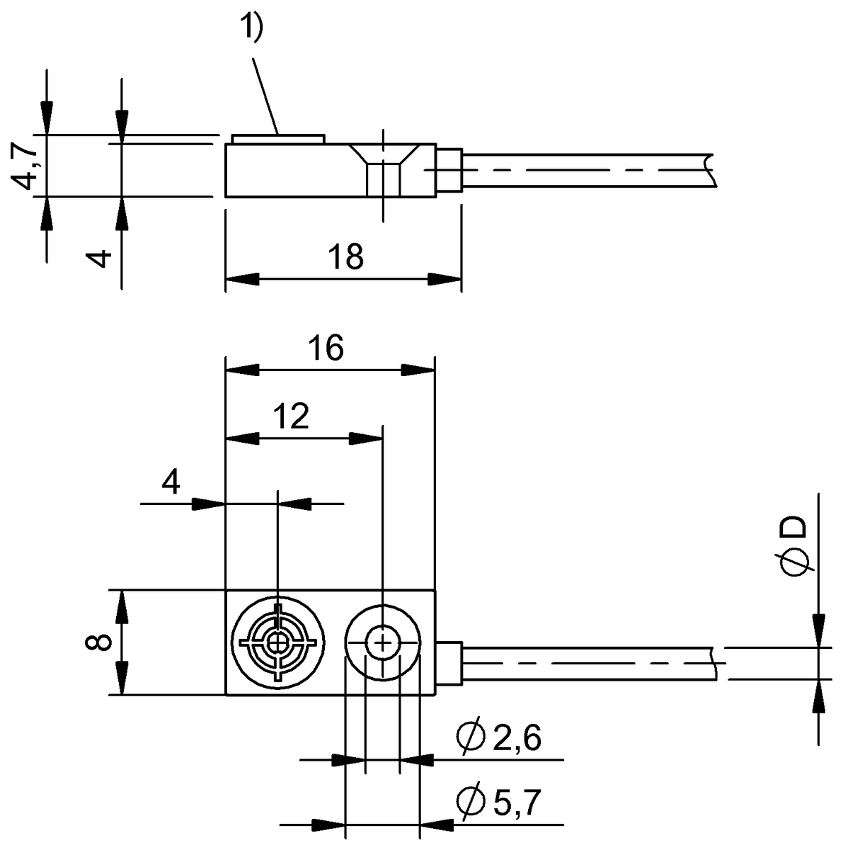 BES03M5 (BES R04KC-GNX15B-EP02) Inductive NAMUR sensors - BALLUFF USA