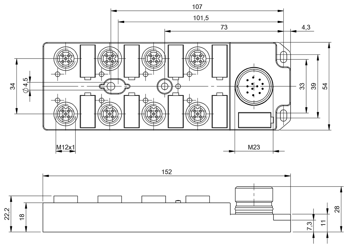 BPI0017 (C04 T8M-23) Distribuidores pasivos - BALLUFF Mexico