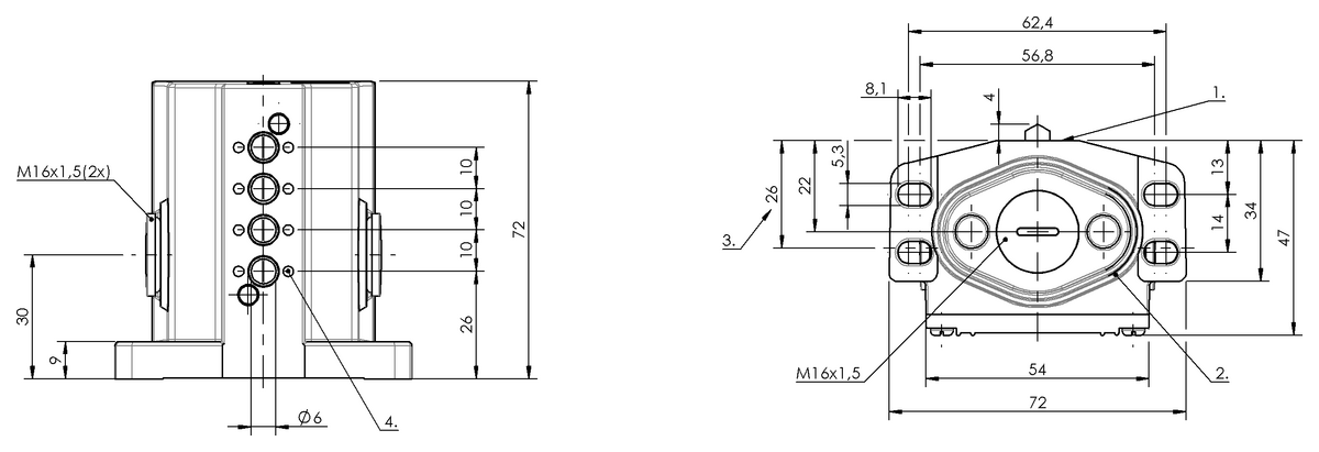 BNS04Z4 (BNS 813-B04-D10-46-49-04) Mechanical multiple position limit ...