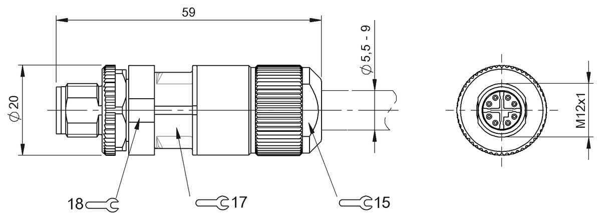 BCC0HTL (BCC M478-0000-2X-000-E3X8T2-000) 自接线接插件 - BALLUFF China