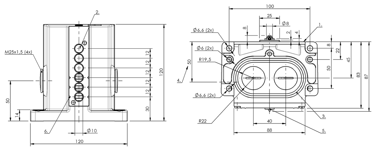BNS0149 (BNS 813-D06-L12-100-55-0624) Mechanical multiple position ...