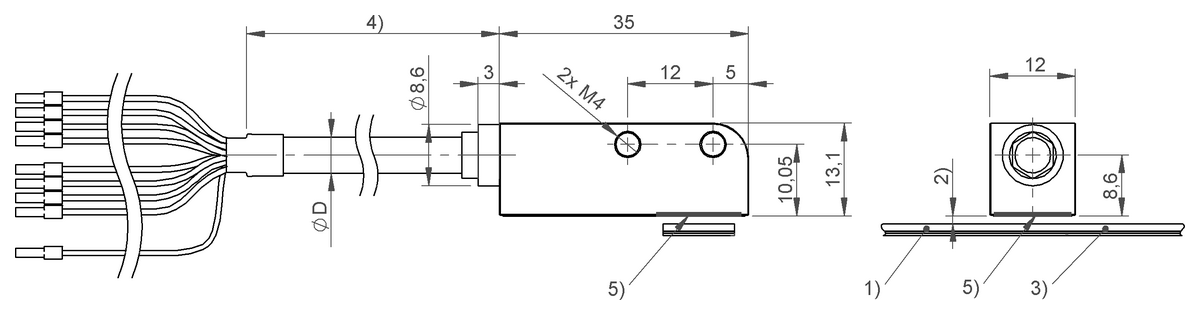 BML071J (BML-S1F2-Q61D-M320-D0-KF02) Incremental linear encoder ...