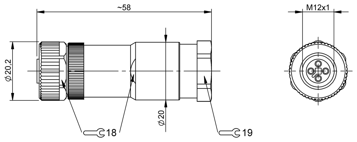 BCC0K81 (BCC M434-0000-1T-000-61X4A5-000) 自接线接插件 - BALLUFF China