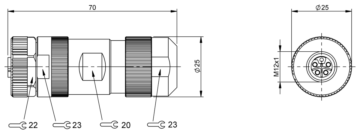 BCC0LCT (BCC M435-0000-1L-000-61X5B5-000) 自接线接插件 - BALLUFF China