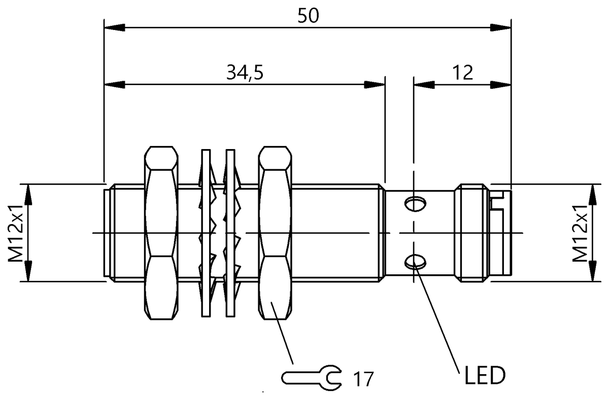 BES05T3 (BES M12MD1-YIC60B-S04G) Inductive proximity switches and proximity sensors - BALLUFF USA