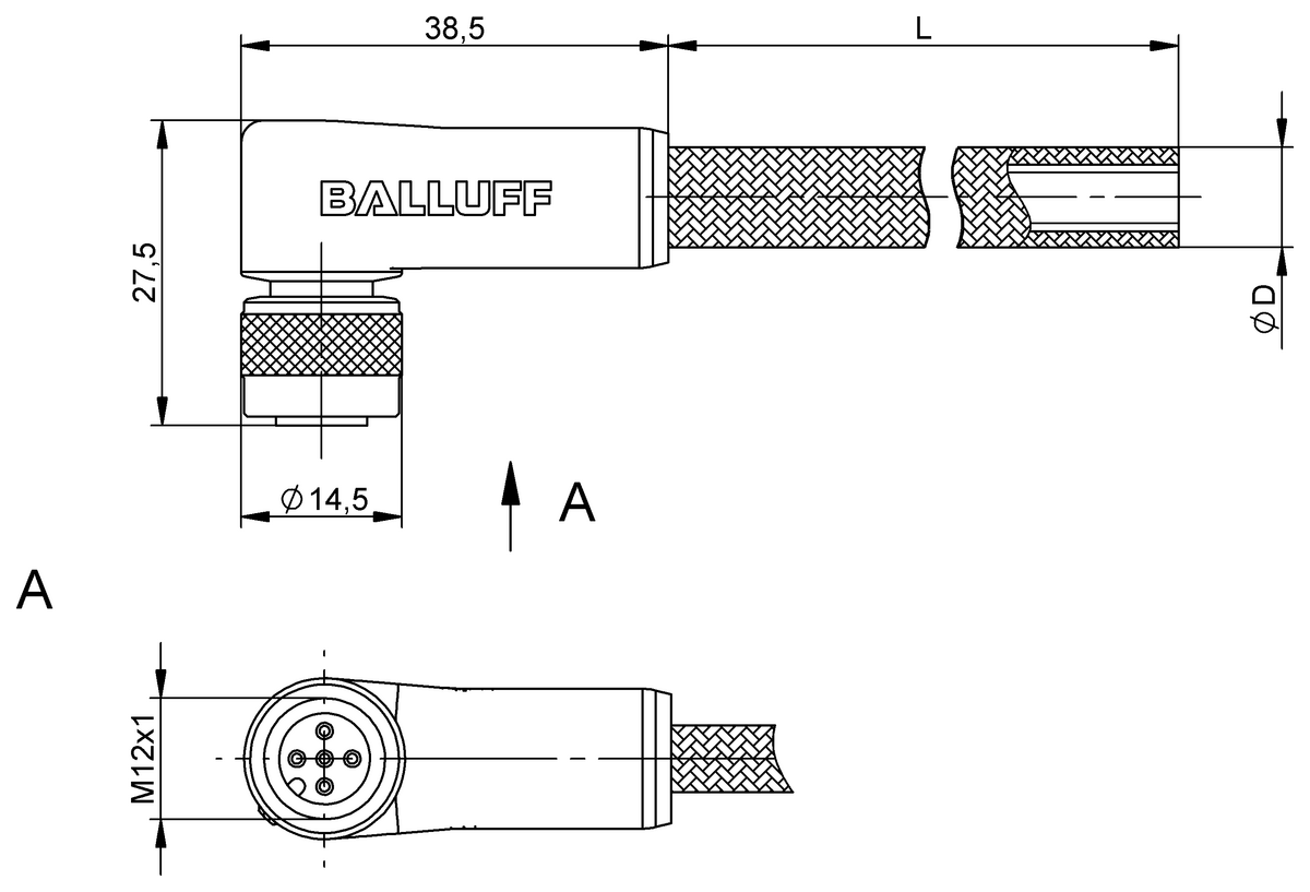 BCC0F69 (BCC W425-0000-1A-003-FW9434-050) Single-ended cordsets ...