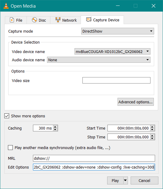 Balluff - BVS CA-GW Technical Documentation: Using VLC Media Player
