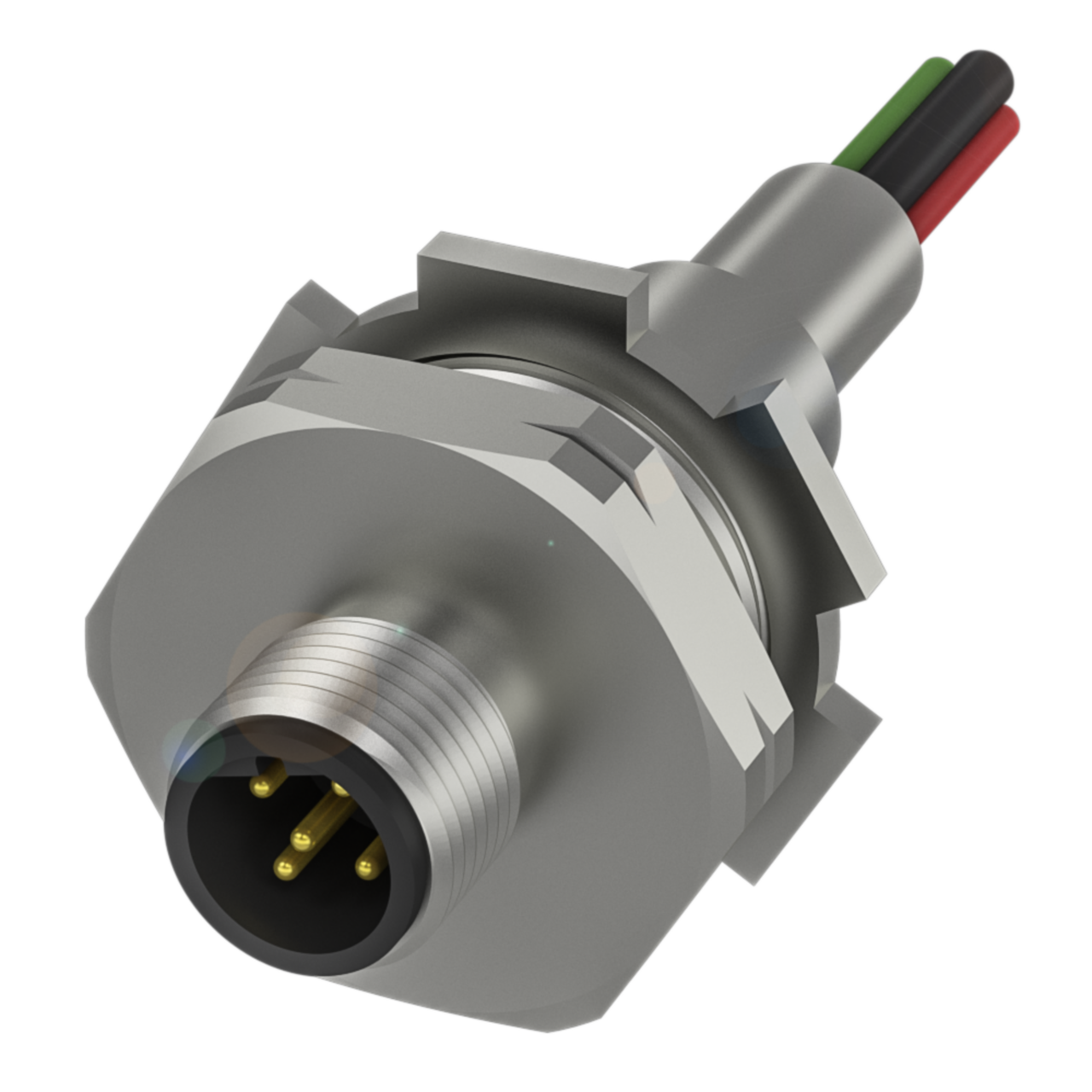 BCC0A7U (BCC M455-0000-2B-RN038-020) 法兰插座 - BALLUFF