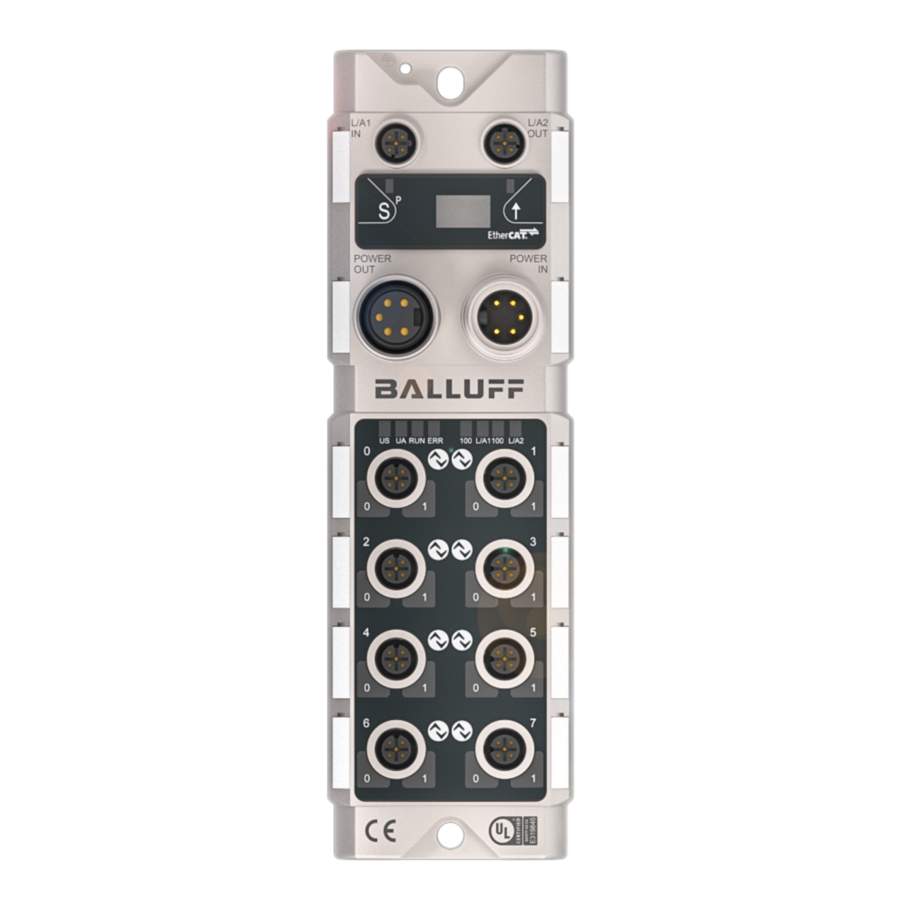 BNI0077 (BNI ECT-508-105-Z015) Network blocks for EtherCAT - BALLUFF