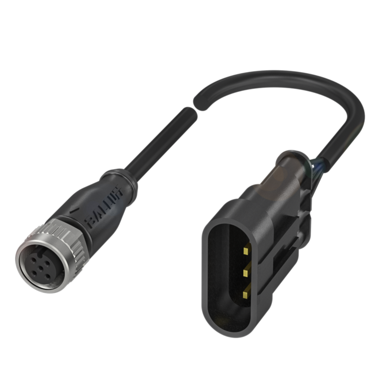 BCC0LMW (BCC M415-HS34-3A0-304-PX0434-1D5) Double-ended cordsets - BALLUFF