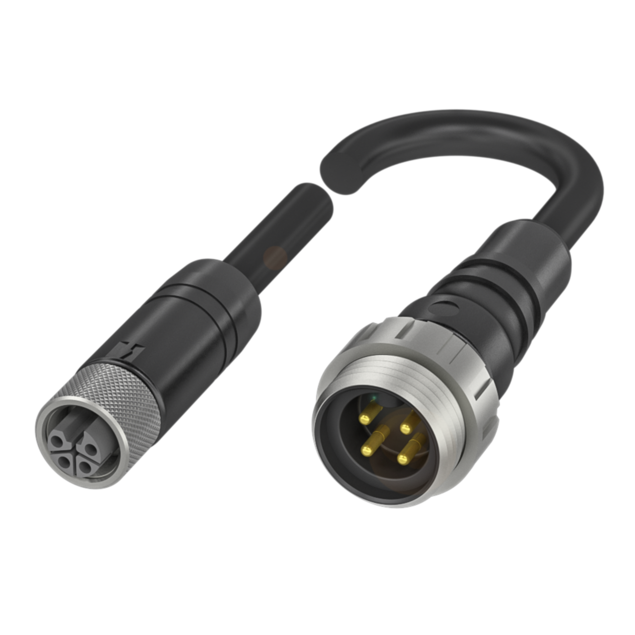 BCC0M9Y (BCC M414-A314-3L0-768-PX04A5-003) Double-ended cordsets - BALLUFF