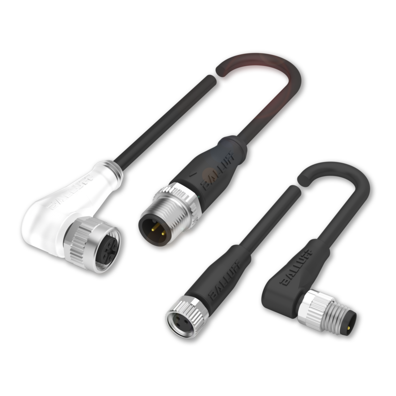 BCC – 3-wire - PUR-double ended cable black – unshielded (Configurable ...