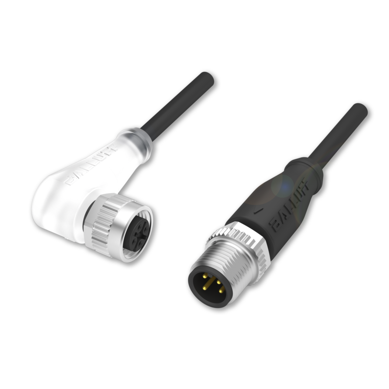 BCC – 4-wire - PUR-single ended cable black – unshielded (Configurable ...