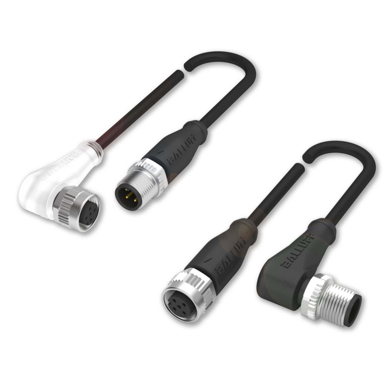 BCC – 4-wire - PUR-double ended cable black – unshielded (Configurable ...