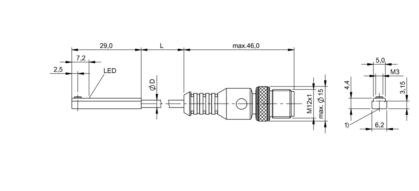 BMF006Y (BMF 307K-PS-C-2-S4-00,2) Magnetic field sensors for T-slot ...