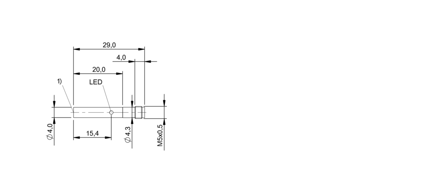 BES011Y (BES G04EC-NSC08B-S26G) Inductive standard sensors - BALLUFF