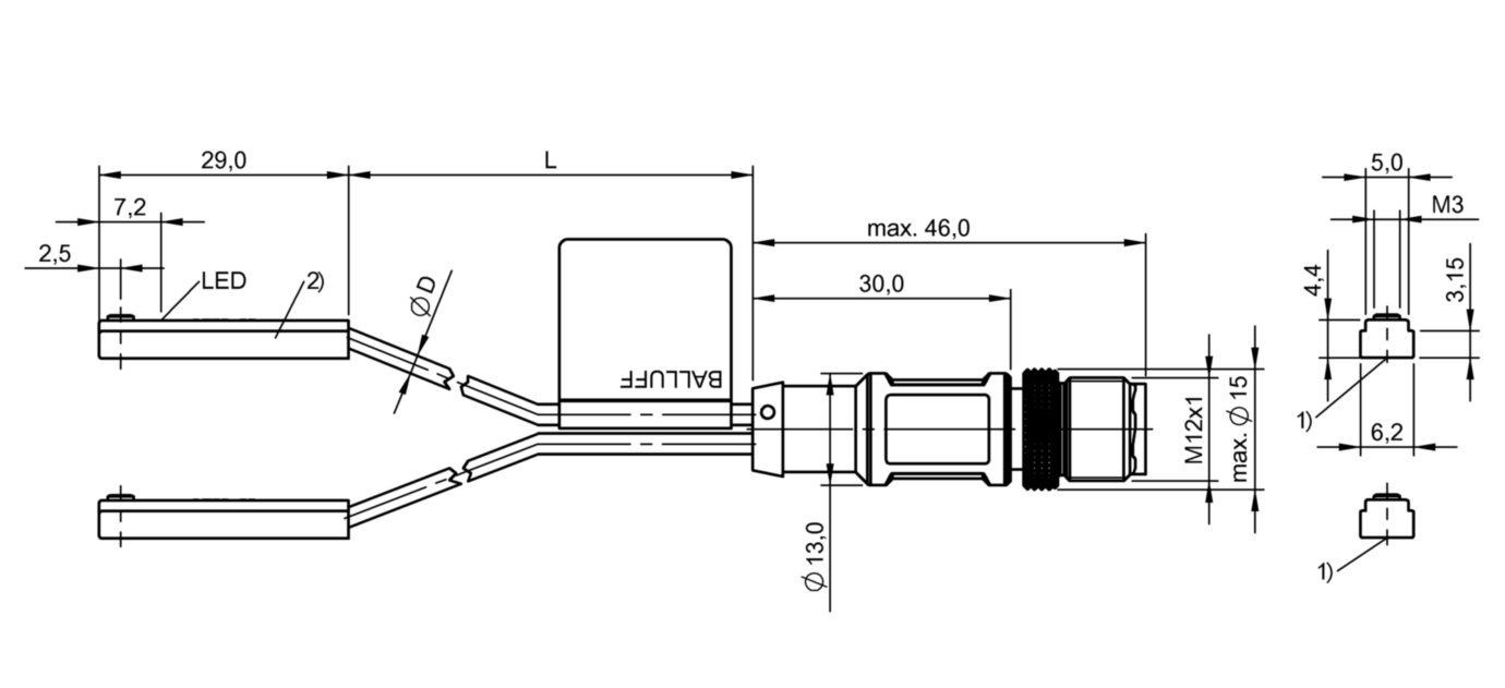BMF0076 (BMF 307K-PS-C-2-SA95-S4-00,3) Magnetic field sensors for T ...