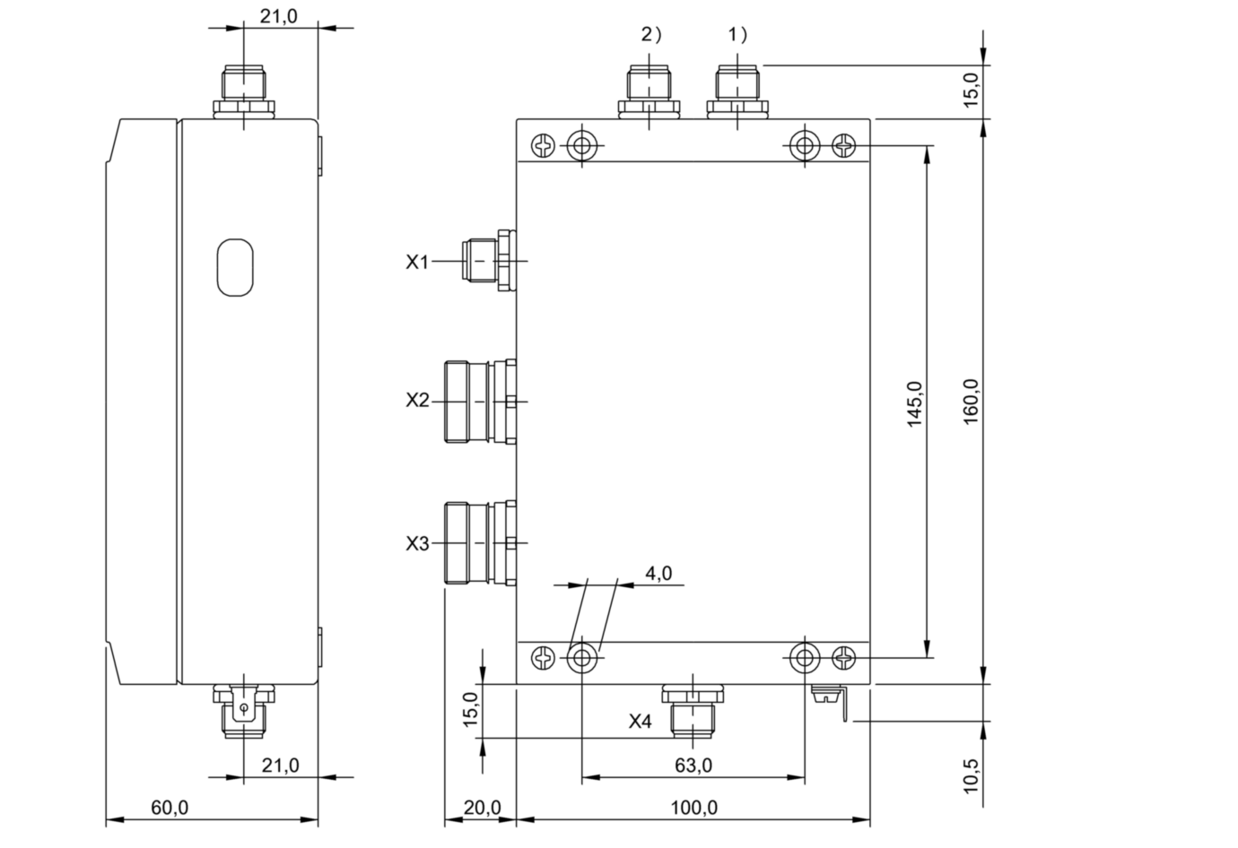 BIS00AL (BIS C-6022-019-050-03-ST10) LF processor units (70/455 kHz ...