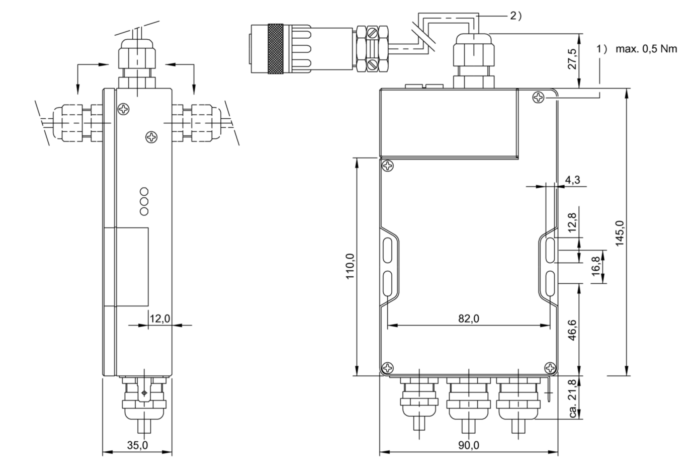 BIS009K (BIS C-6002-019-670-03-KL2) LF processor units (70/455 kHz ...
