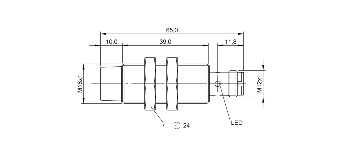BES03EW (BES M18MG-PSY80F-S04G-D01) Inductive standard sensors with ...