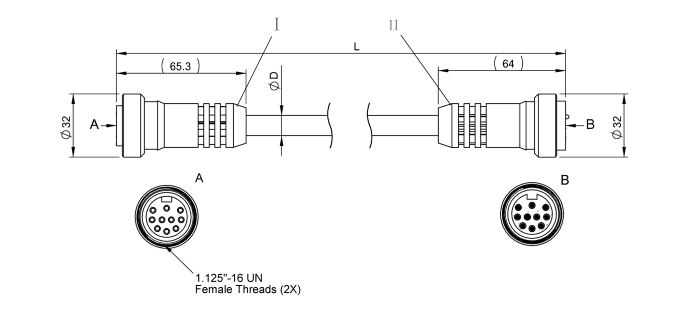 BCC0A59 (BCC A51A-A51A-70-355-VX4AW8-150) Double-ended cordsets - BALLUFF
