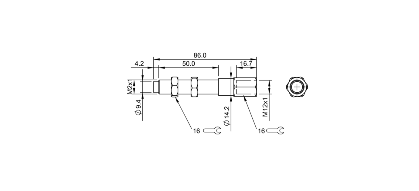 BAM015R (BESA-12-50-12-BANKING-SCREW) Mechanical Protection - BALLUFF