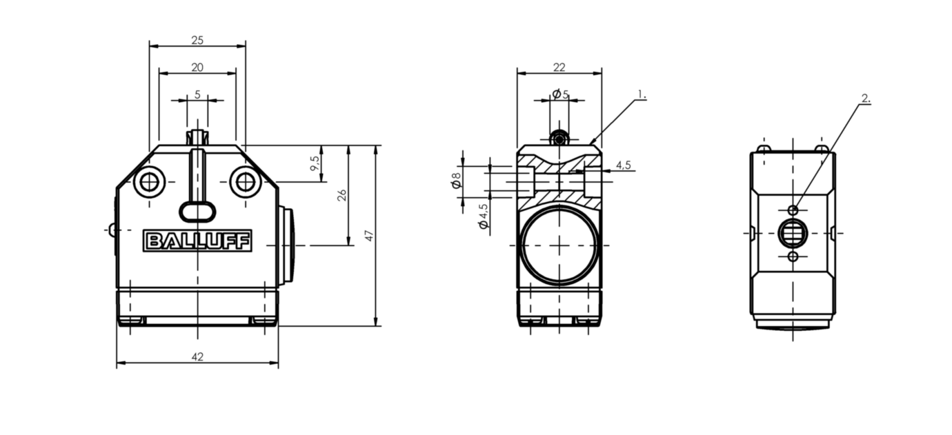 BNS0476 (BNS 813-100-R-48) Mechanical single position limit switches ...