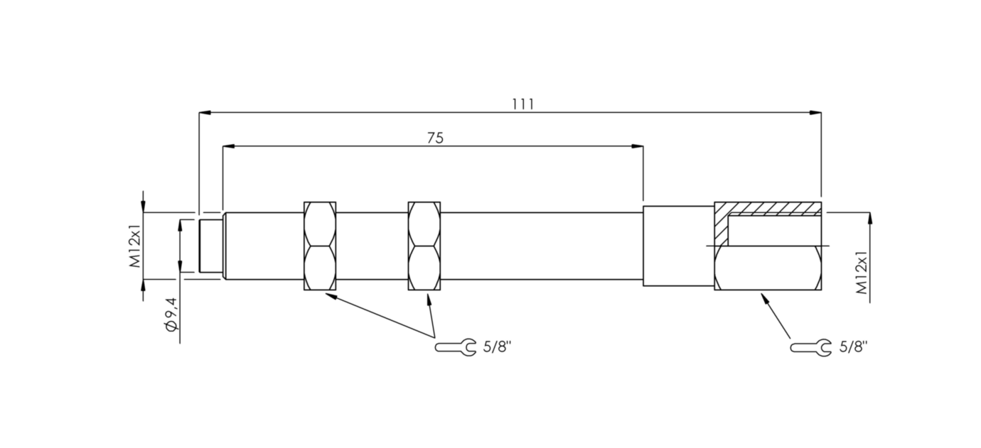 BAM015T (BESA-12-75-12-BANKING-SCREW) Mechanical Protection - BALLUFF