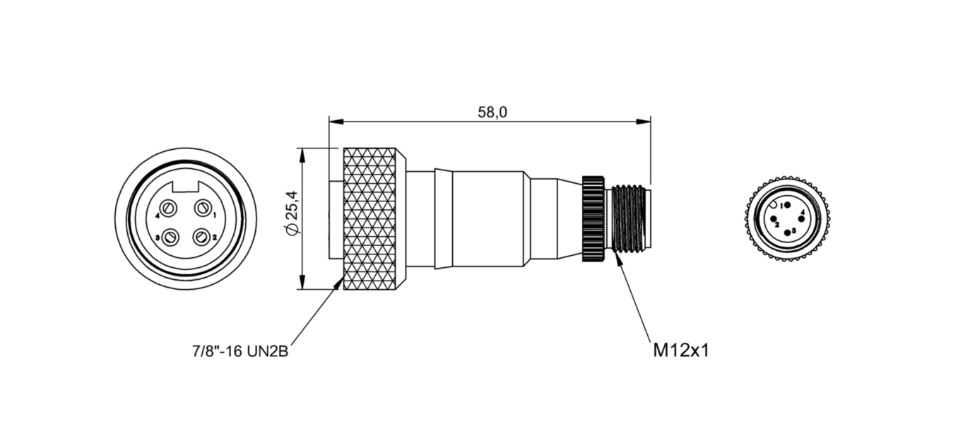 BCC0A7F (BCC A314-M414-3E-RA032-000) Adapters - BALLUFF