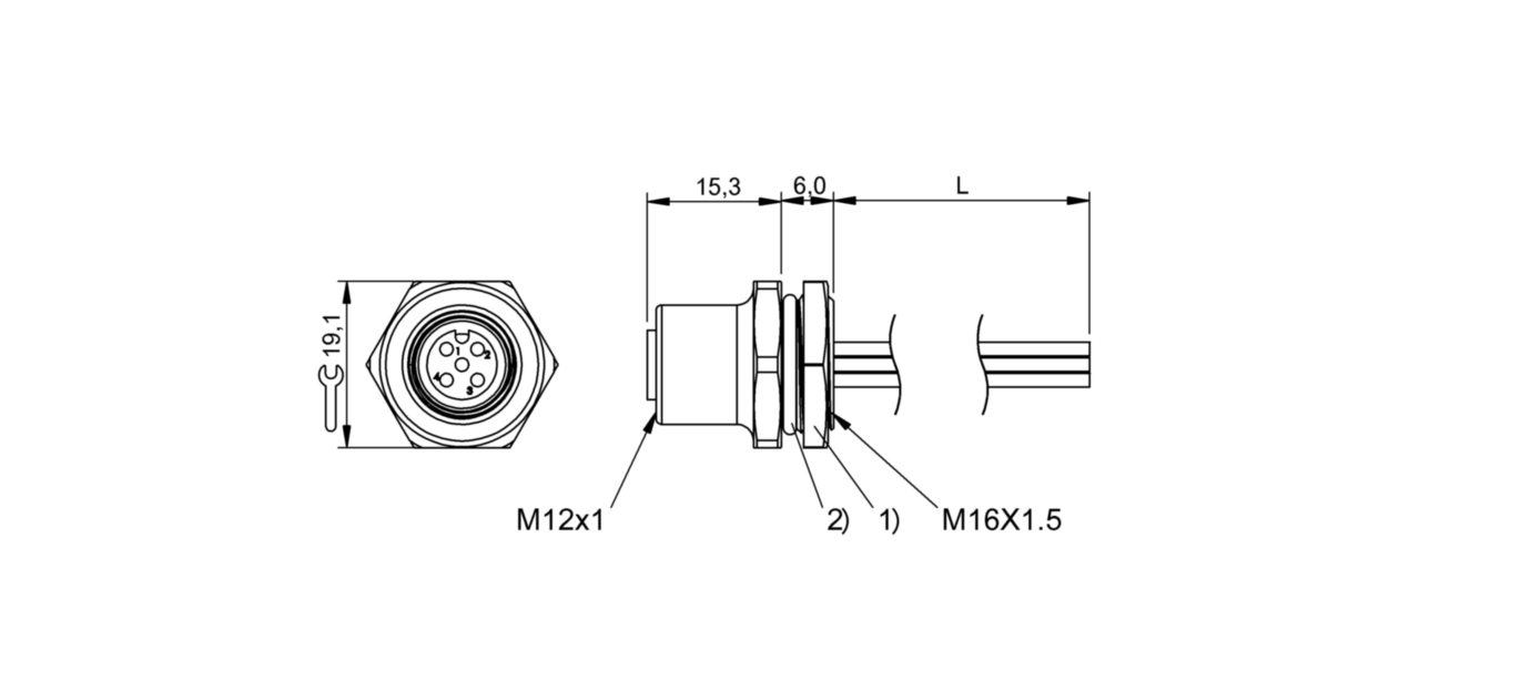 BCC0CWW (BCC M455-0000-1A-RM071-020) Receptacles - BALLUFF