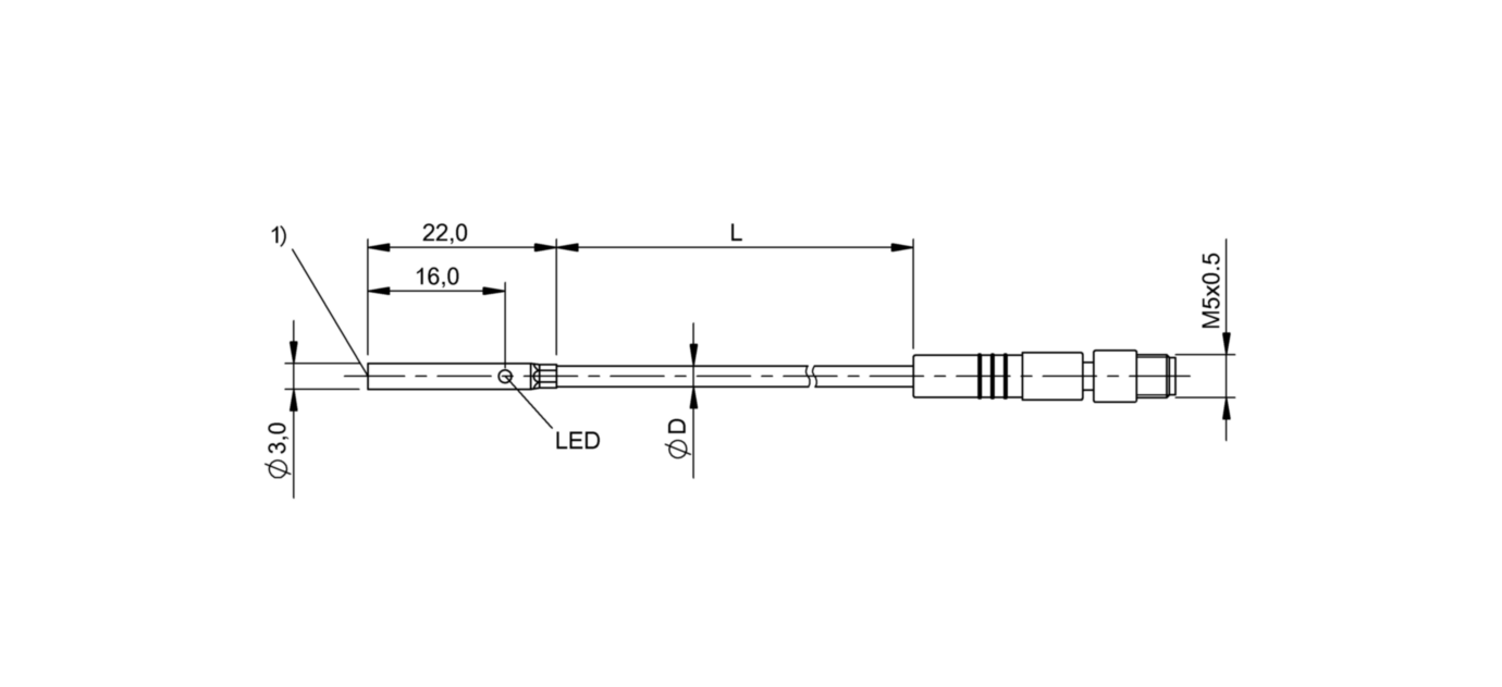 BES040F (BES G03EC-PSC10B-EP00,3-GS26) Inductive standard sensors - BALLUFF